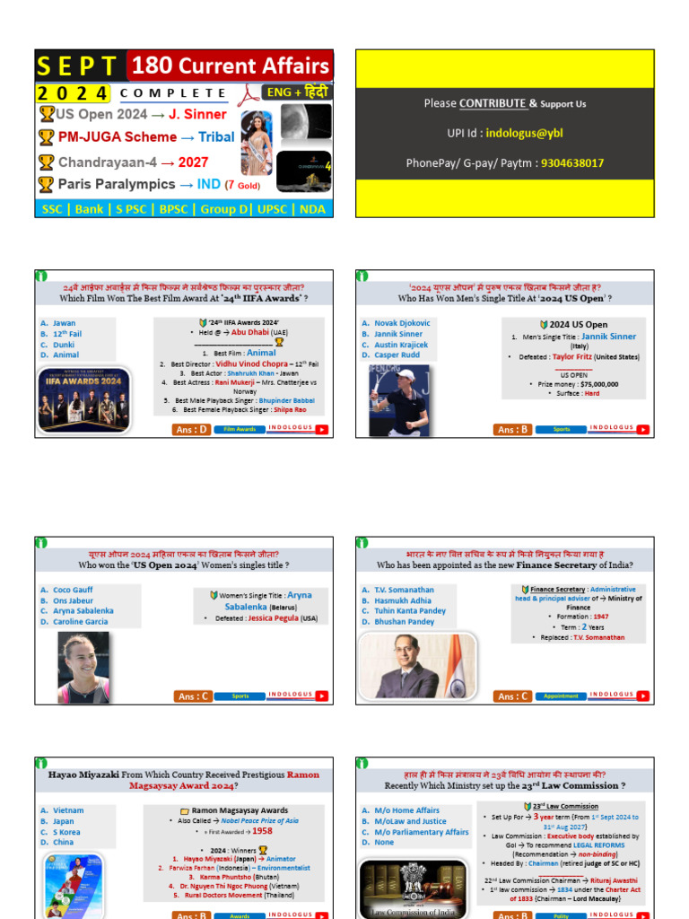 September 2024 Monthly CA Printout | PDF