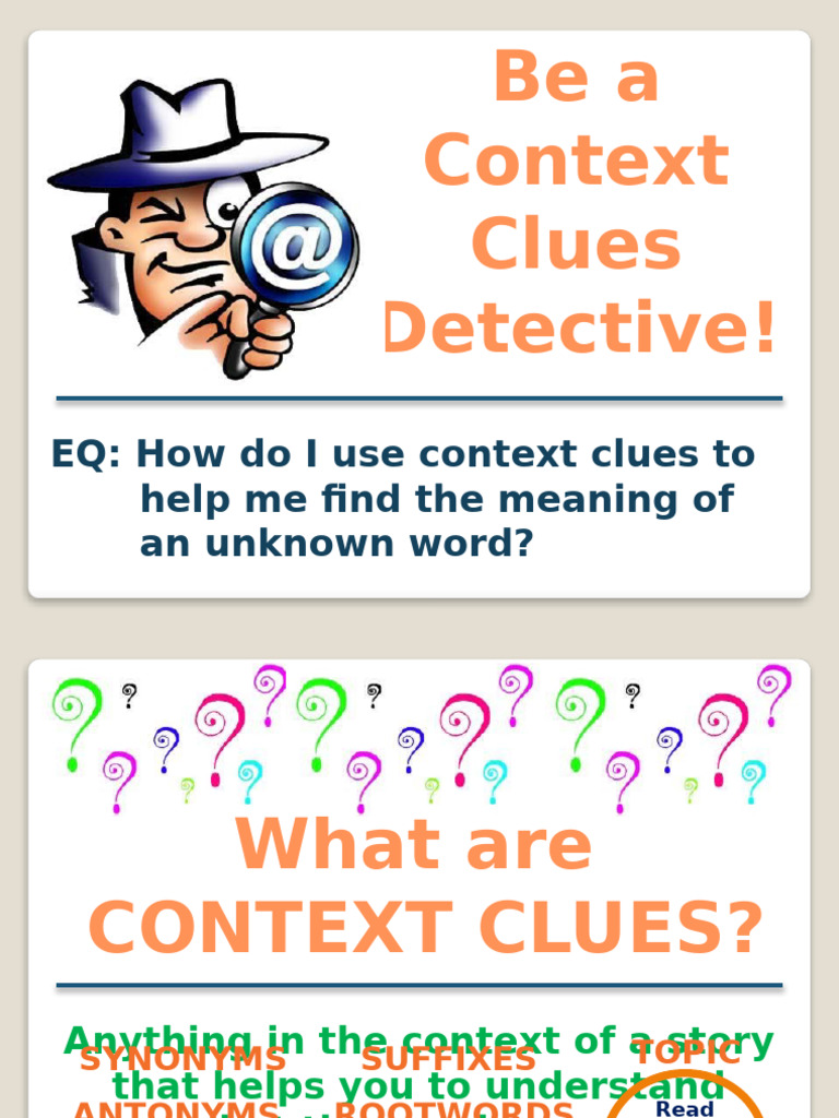 ContextClueDetective 1 | PDF | Word | Language Families