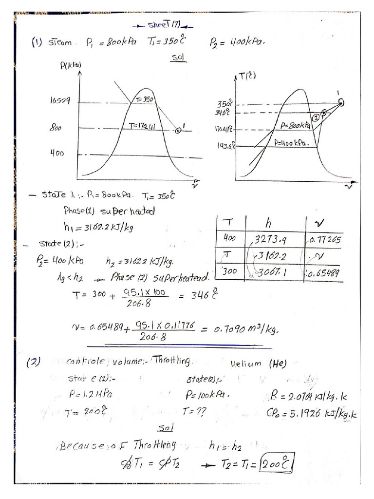 Sheet 7 Thermo | PDF