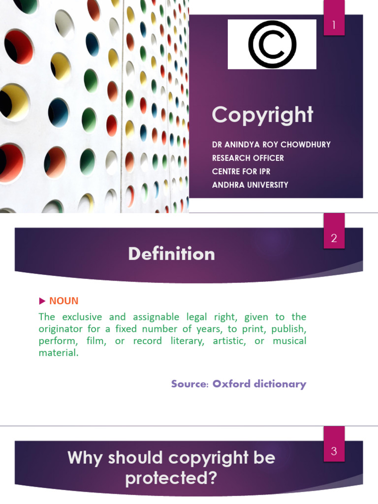 Unit_VI-Copyright (2) | PDF | Copyright | Monopoly (Economics)