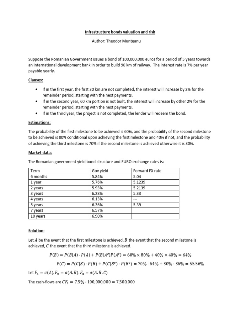 Infrastructure Bonds | PDF | Bonds (Finance) | Interest