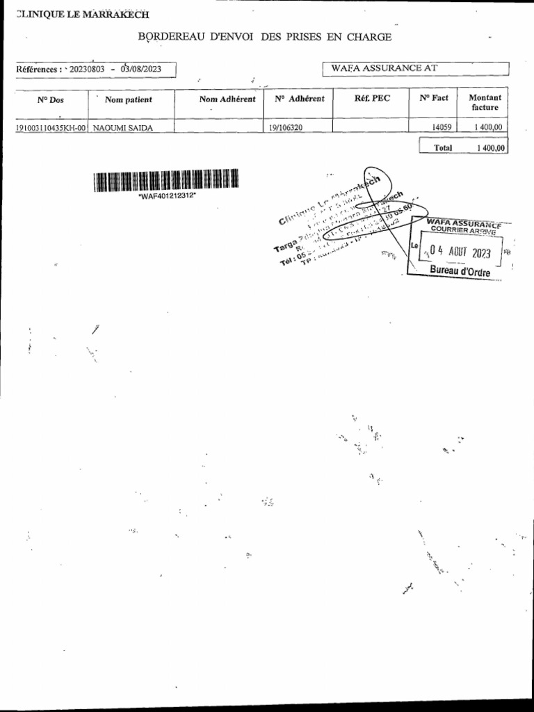 Facture Clinique | PDF