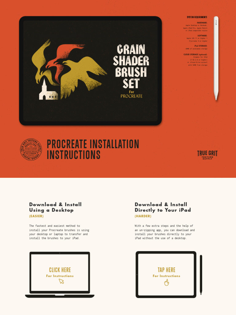 Procreate Installation Guide for iPad | PDF