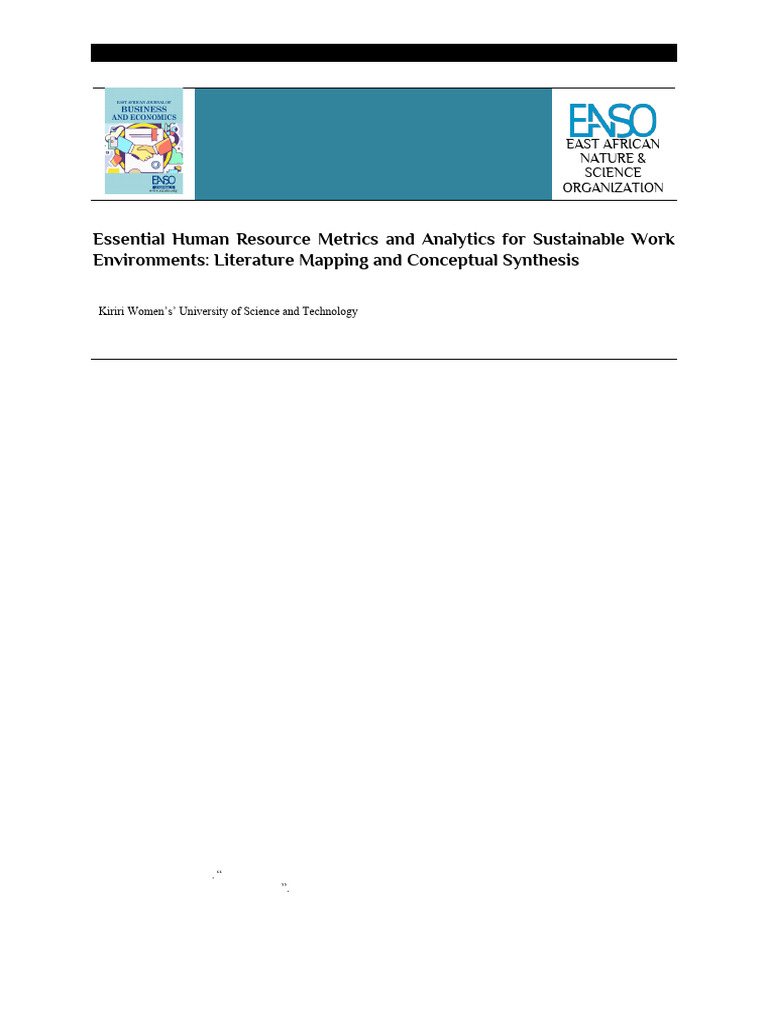 Essential_Human_Resource_Metrics_and_Analytics_ | PDF | Performance ...