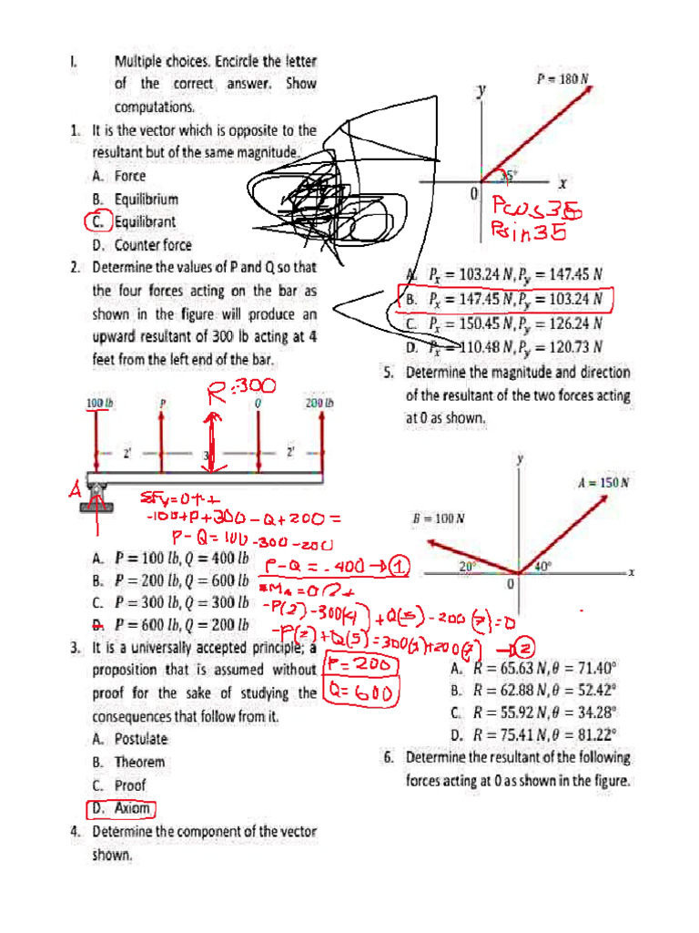 Static Final Exam 2022 | PDF