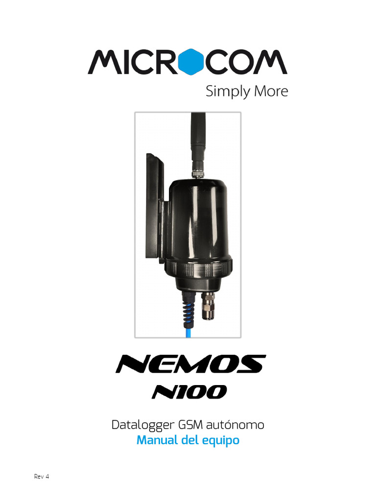 Manual Nemos N100 ES Rev4 | PDF | Gsm | Bluetooth