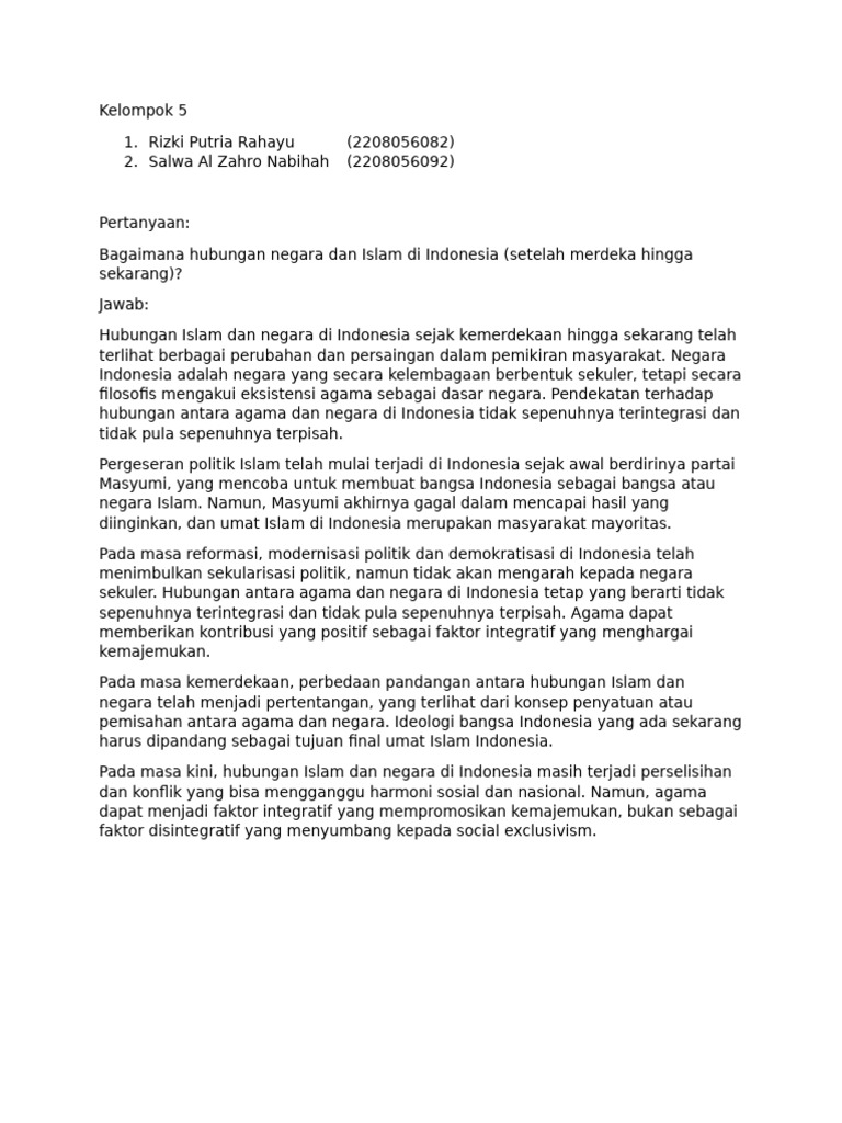 PPKN LKM 4 (Kel 5) | PDF