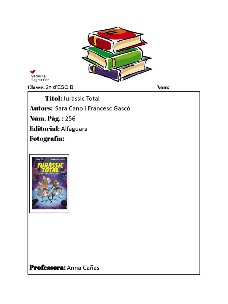 Ficha Llibre 2n ESO | PDF