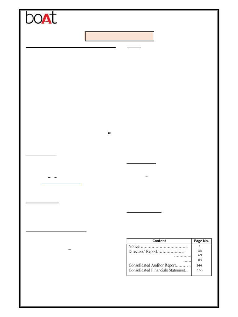 Imagine Marketing Limited Annual Report Imagine Marketing Limited ...