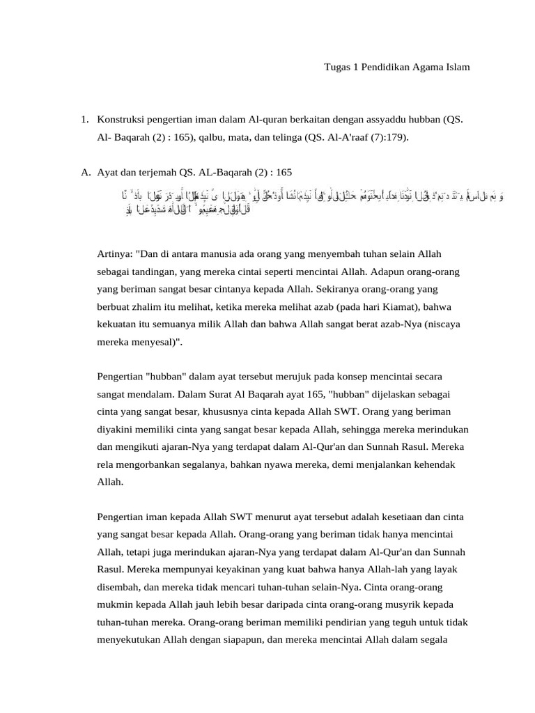Tugas 1 Pendidikan Agama Islam Dimas Prasetyo | PDF