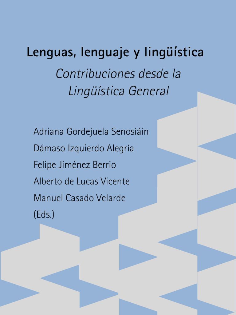 AA - VV. Lenguas, Lenguaje y Lingüística (Introducción) | PDF | Verbo ...