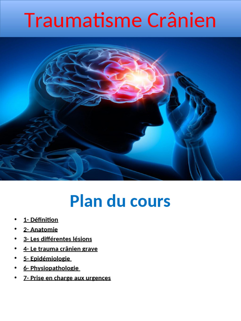 2011 - Trauma Cranien - Pariente | PDF | Traumatisme crânien | Causes de décès