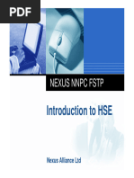 Hse Training Schedule 2025 | PDF