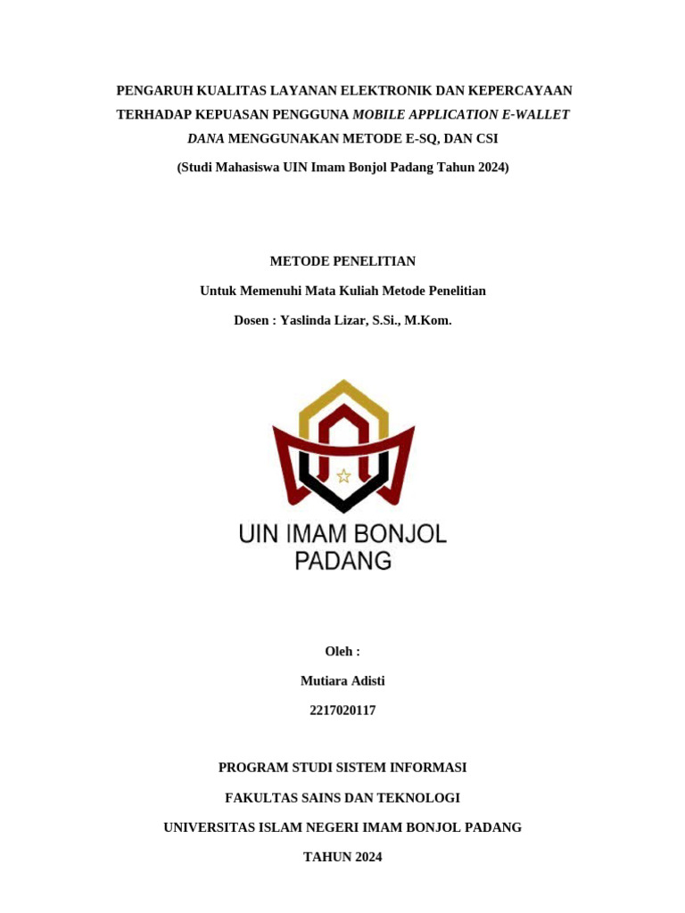 Uts - Mutiara Adisti - 2217020117 Metopen | PDF