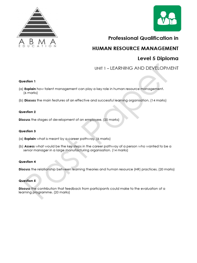HRMA-Level-5-Unit-1 (1) - 1 | PDF