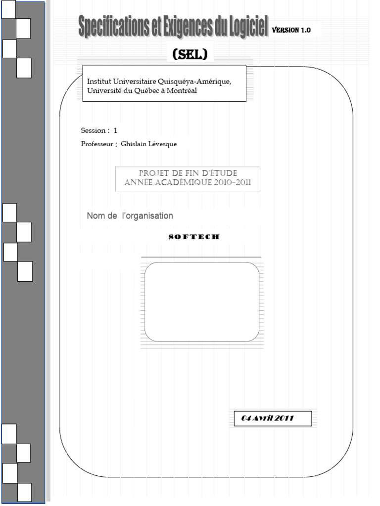 Softech Sel V1.0 | PDF | Inventaire | Serveur (Informatique)