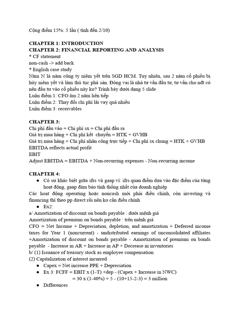 Phân Tích TCDN | PDF