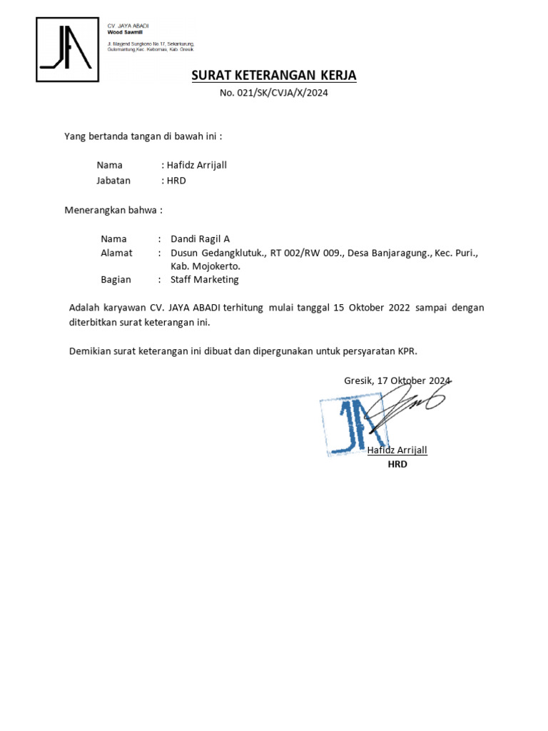 Suket Kerja Dandi Pdf