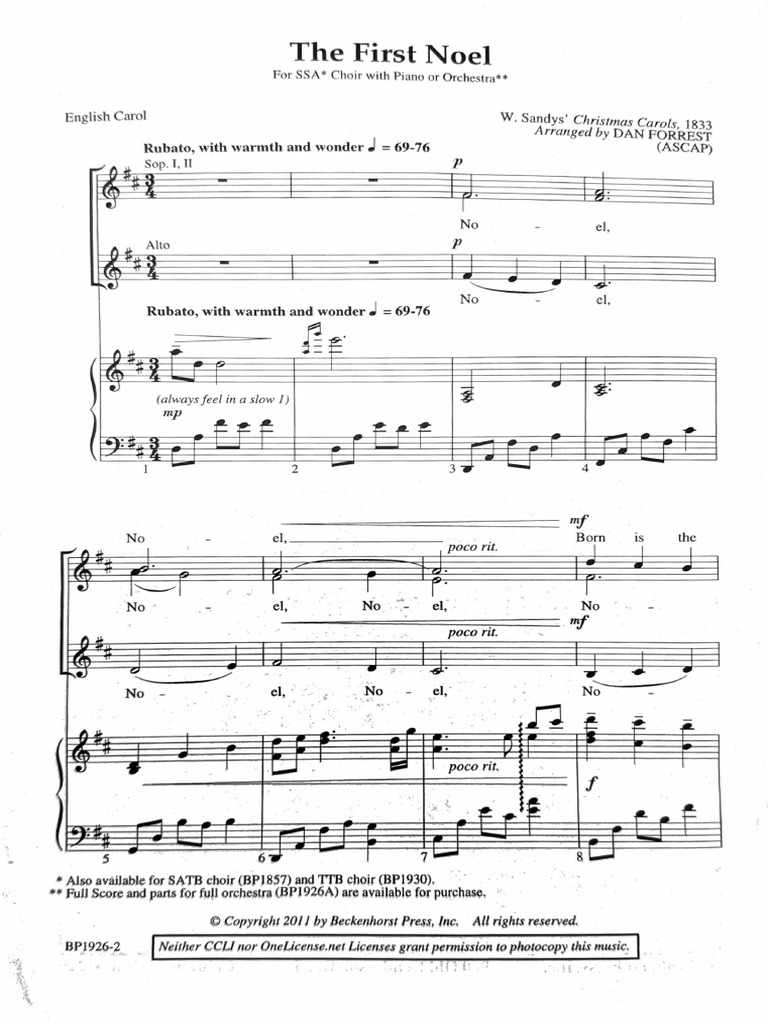 The First Noel | PDF