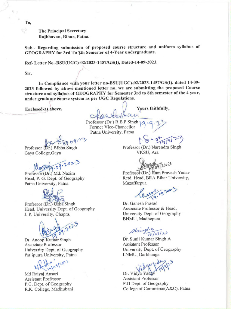 Cbcs Syllabus Geography Pdf 