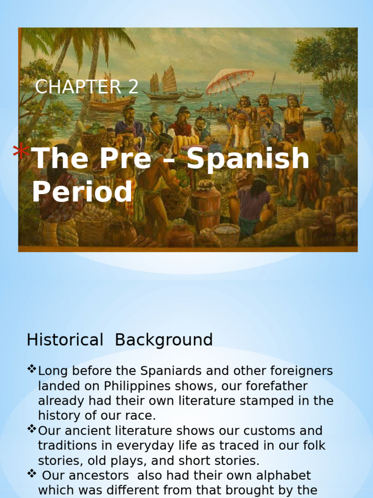 Pre Spanish Period Group 1 | PDF