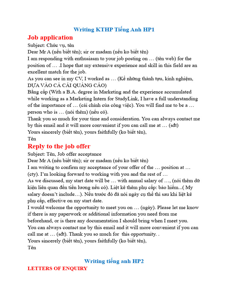 writting-tieng-anh-writing-tieng-anh-hp1-2-3 | PDF | Supermarket