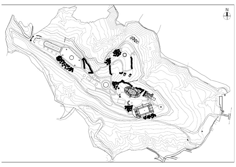 Only Masterplan Site Plan With Contour-Layout1 2nd | PDF