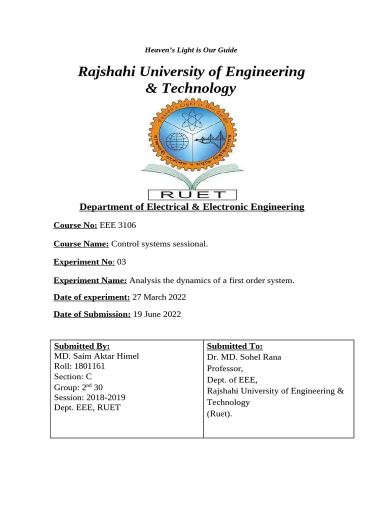 lab03_EEE3106 | PDF | Electrical Network | Computer Engineering