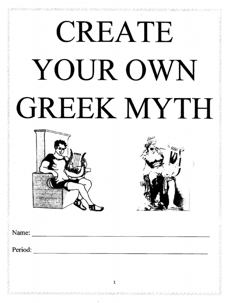 Create Your Own Myth Project | PDF