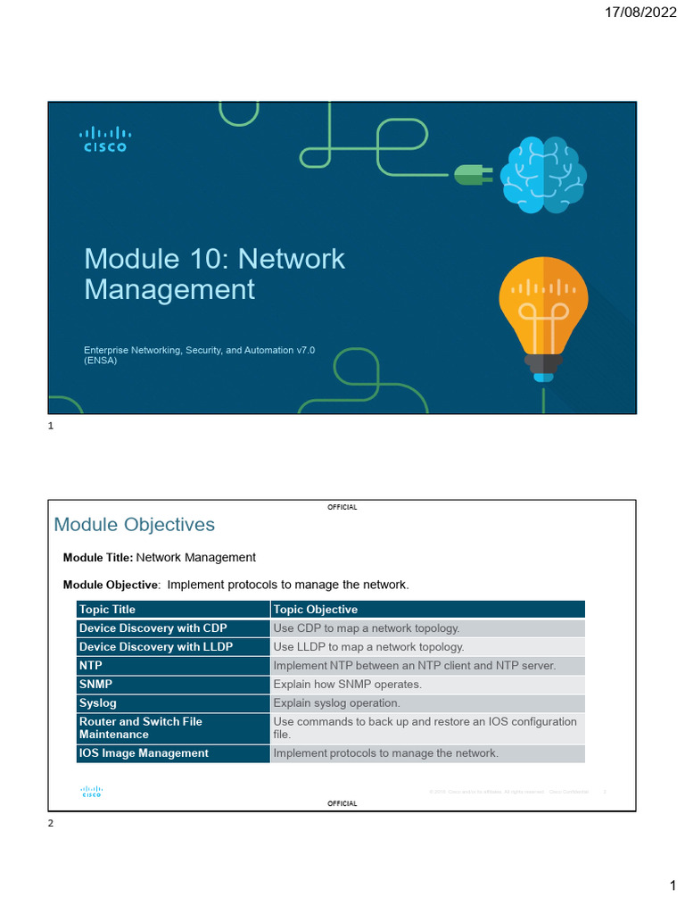 Network Management Protocols Guide | PDF | Computer Network | Network ...
