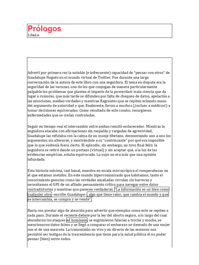 Hipercomunicación y Posverdad: Análisis Crítico | PDF | Pensamiento ...