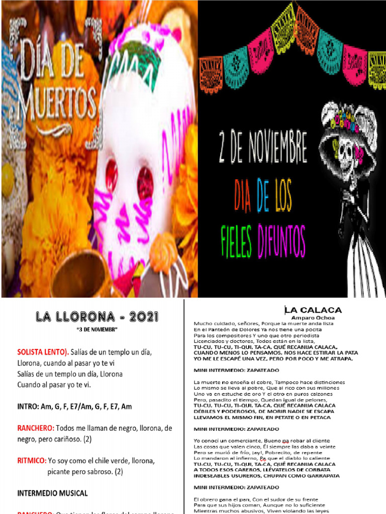 La Llorona y La Calaca | PDF