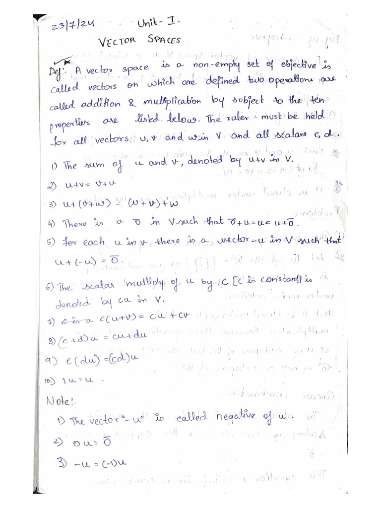 Math Sem 5 Unit 1 and 2 | PDF