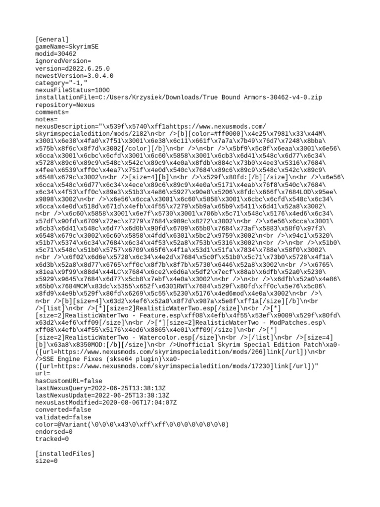 True - Bound - Armor Skyrim | PDF