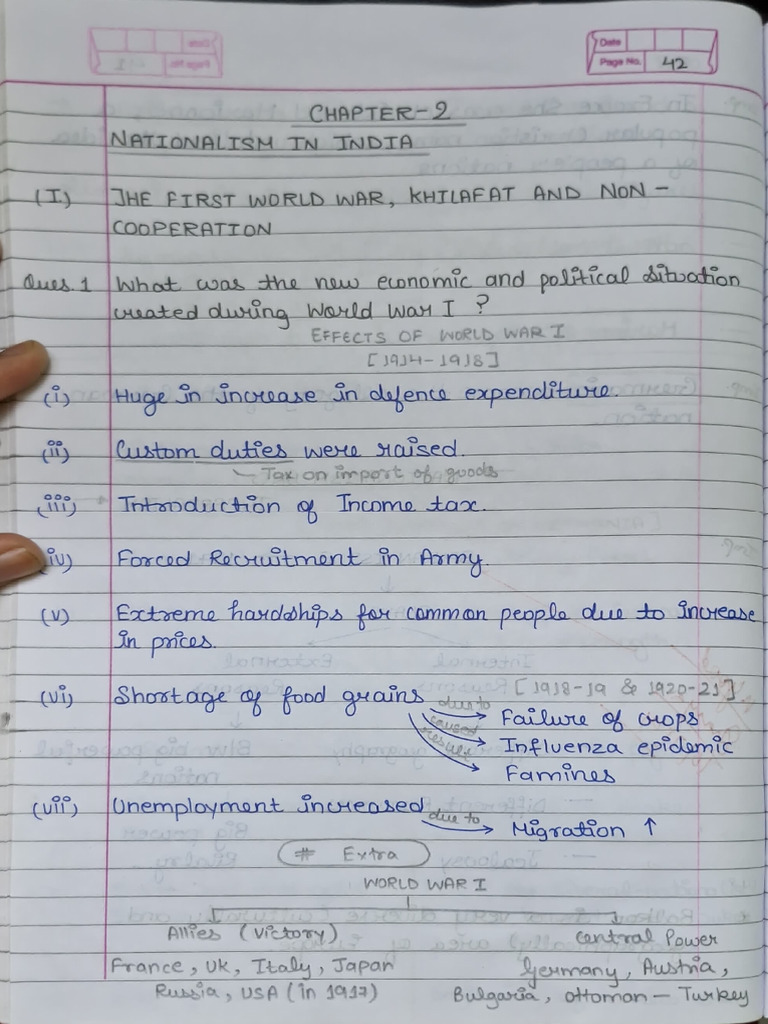 Chapter 2 History Nationalism in India Notes | PDF | Mahatma Gandhi ...