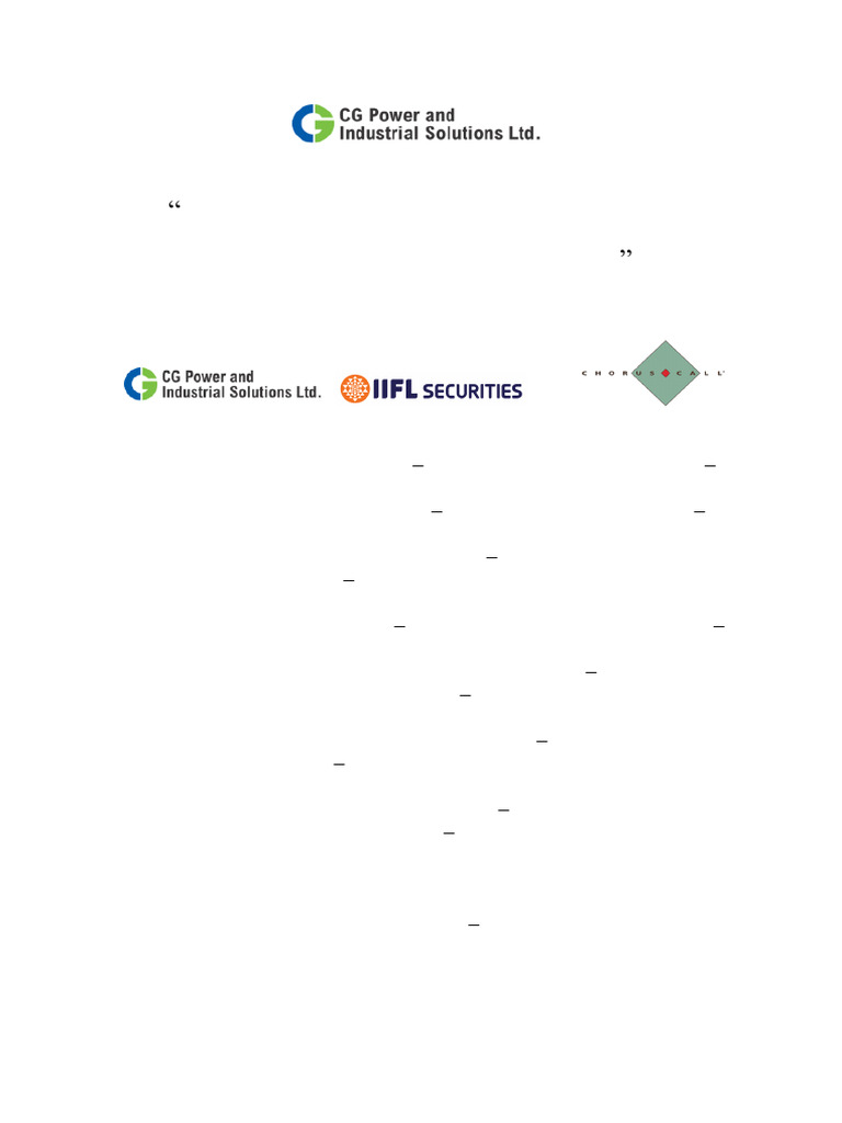 CG Power Q2 FY25 Earnings Overview | PDF | Communications Satellite