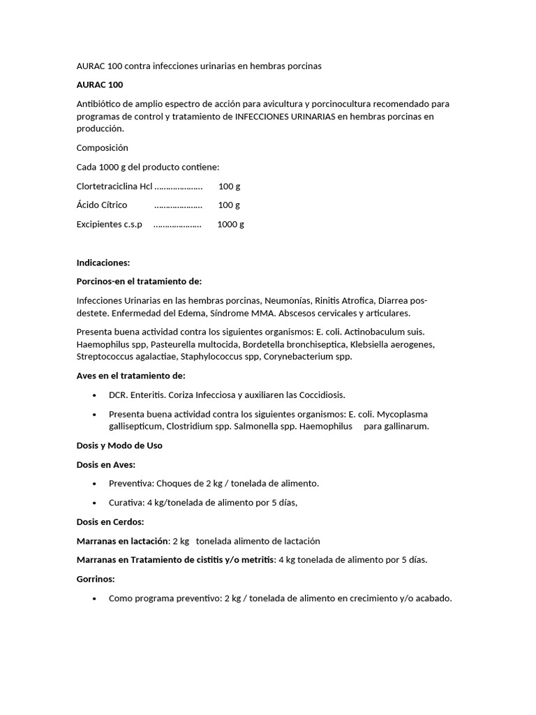 AURAC 100 | PDF