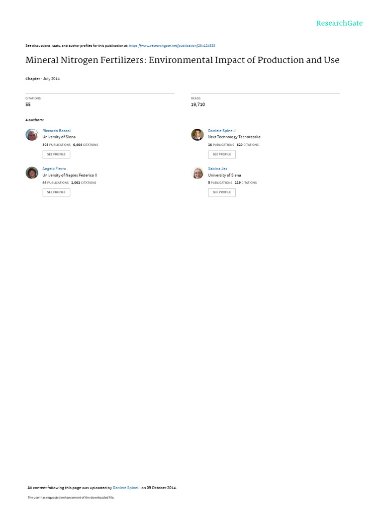 Total Recycle Process | PDF | Urea | Fertilizer