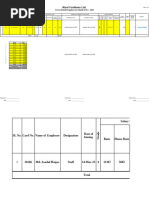Department of Labour Salary Schedule Form | PDF | Government Finances ...