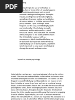 Cyberbullying Case Study: Sarah's Story | PDF | Cyberbullying | Bullying