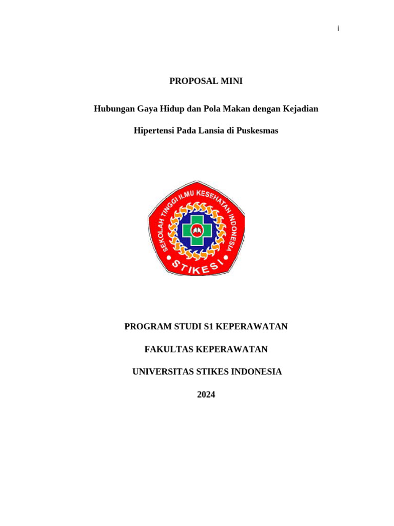 Proposal Mini Anisah | PDF