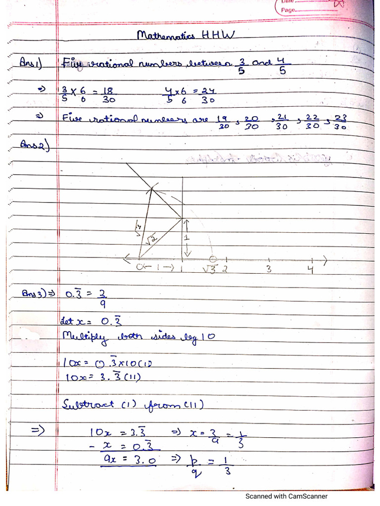 Arnav Mundepi 9C Maths Worksheet 1 | PDF