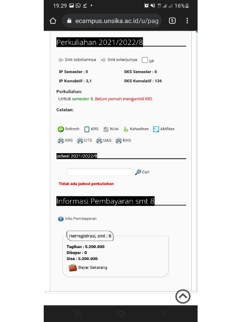 Bukti Ecampus Belom Terverifikasi | PDF