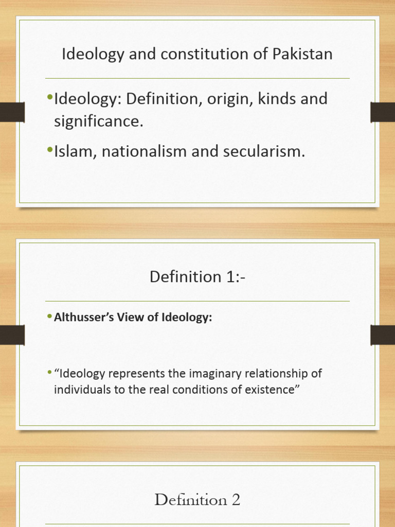Ideology and Constitution of Pakistan | PDF | Prophets And Messengers ...
