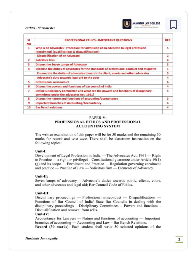 Professional Ethics | PDF