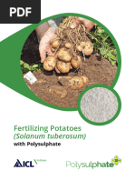 polysulphate data sheet | PDF | Fertilizer | Plant Nutrition