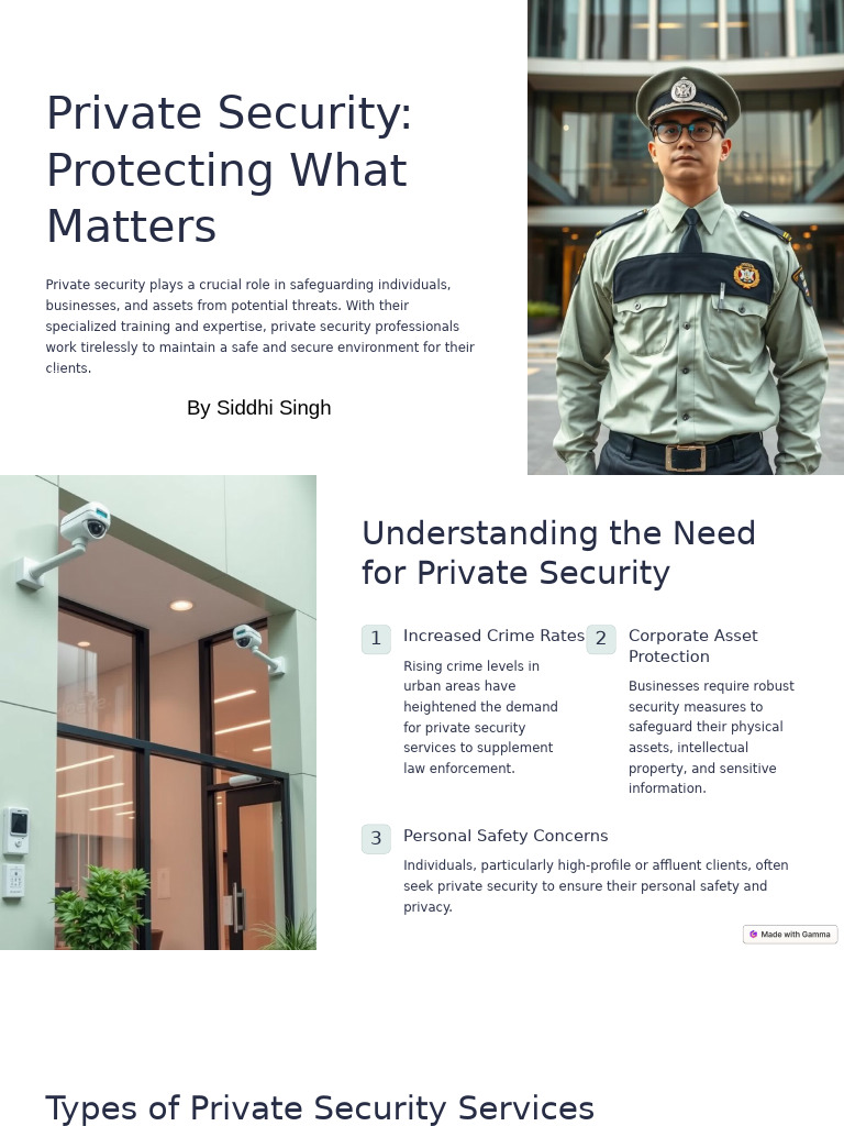 Private Security Protecting What Matters | PDF | Computer Security ...