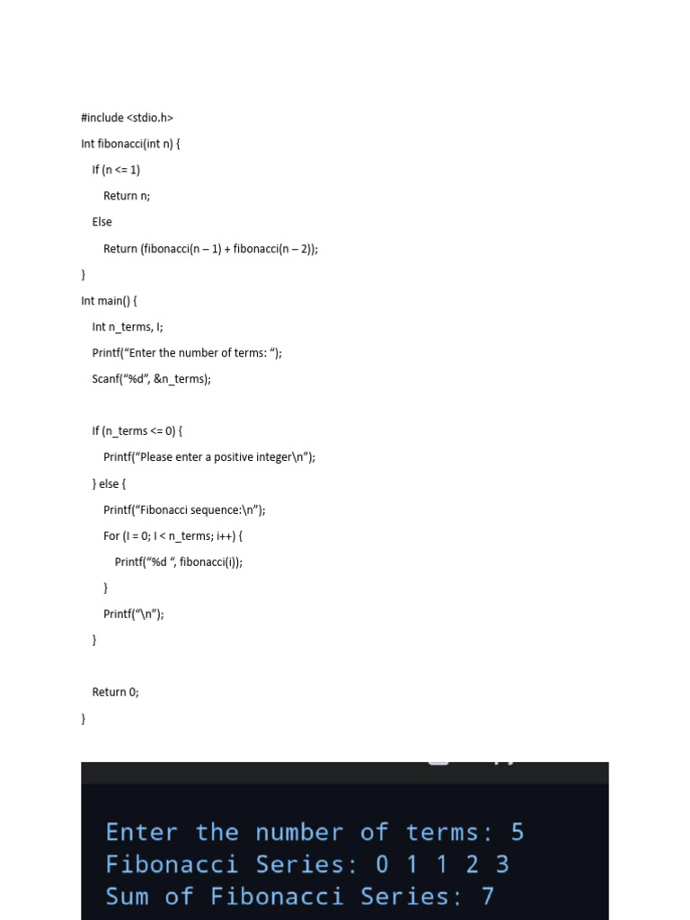 C Programming: Recursion Examples | PDF