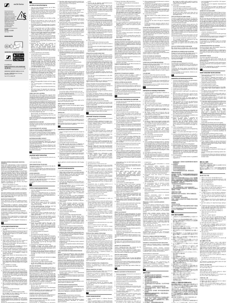 Ew G4 Safety Guide 01 2018 | PDF