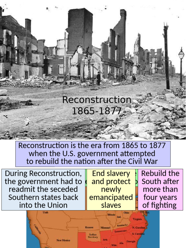 Overview of Reconstruction Era (1865-1877) | PDF | Reconstruction Era ...
